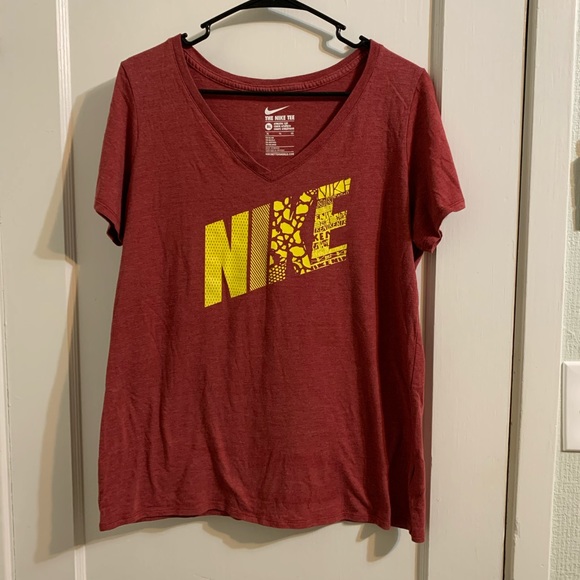 Nike | Tops | Nike Tshirt Xl V Neck | Poshmark